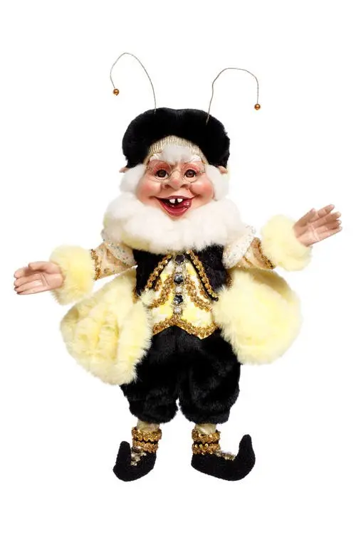 MARK ROBERTS Honey Bee Elf - Light Yellow