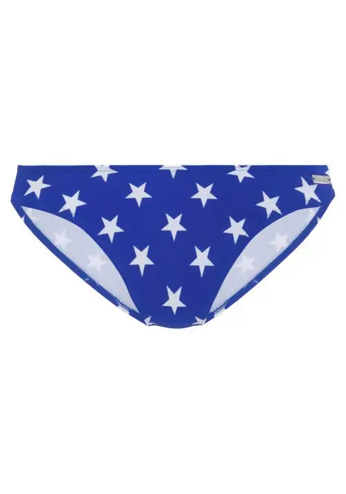 LASCANA Star Print Classic Bikini Bottom