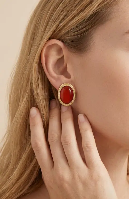 RETRO CHIC Babylon Agate Drop Earrings
