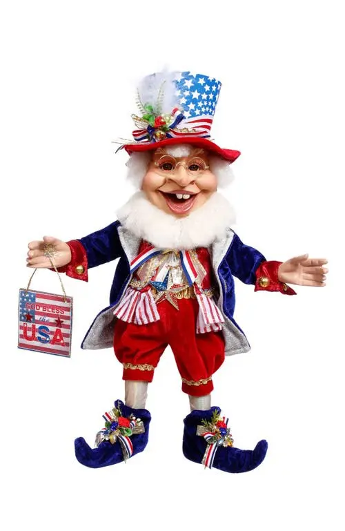 MARK ROBERTS God Bless The Usa Elf - Red