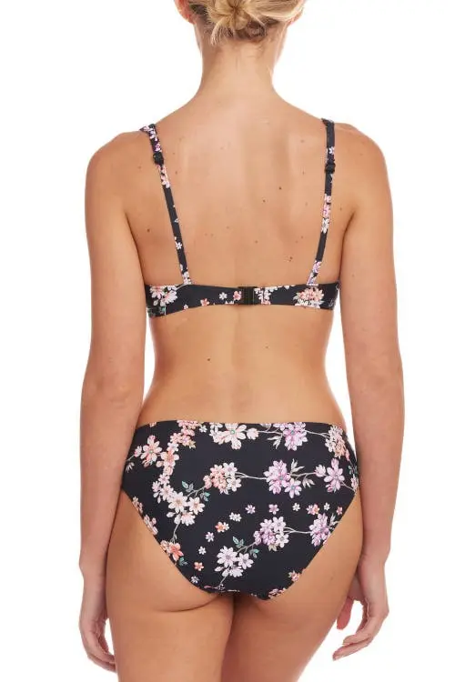 LASCANA Underwire Bikini Top - Black Printed