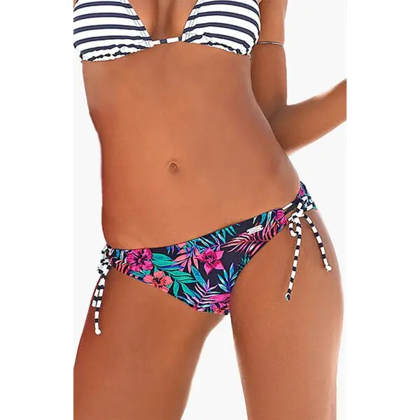 LASCANA Side Tie Bikini Bottom - Multi Print