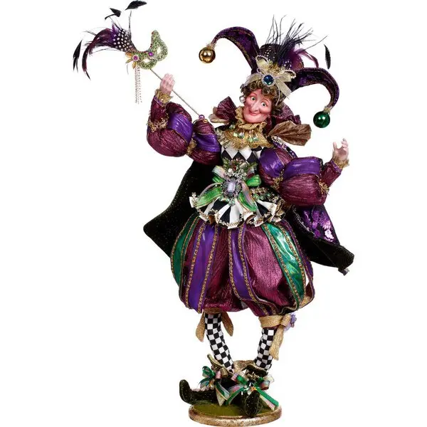 MARK ROBERTS Mr. Patri Gras Jester - Dark Purple