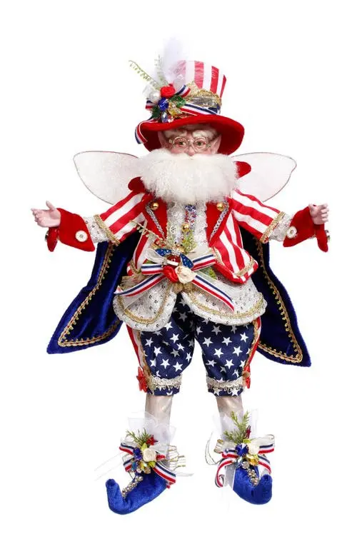MARK ROBERTS Let The Freedom Ring Fairy - Dark Blue