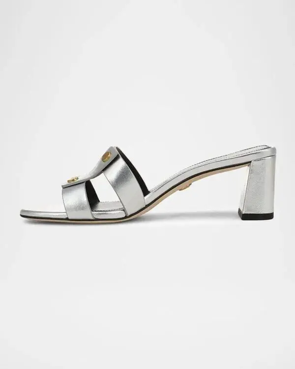 Veronica Beard 55mm Via Metallic Sandals