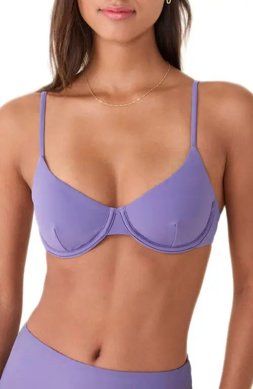 ANDIE The Bermuda Underwire Bikini Top - Amethyst
