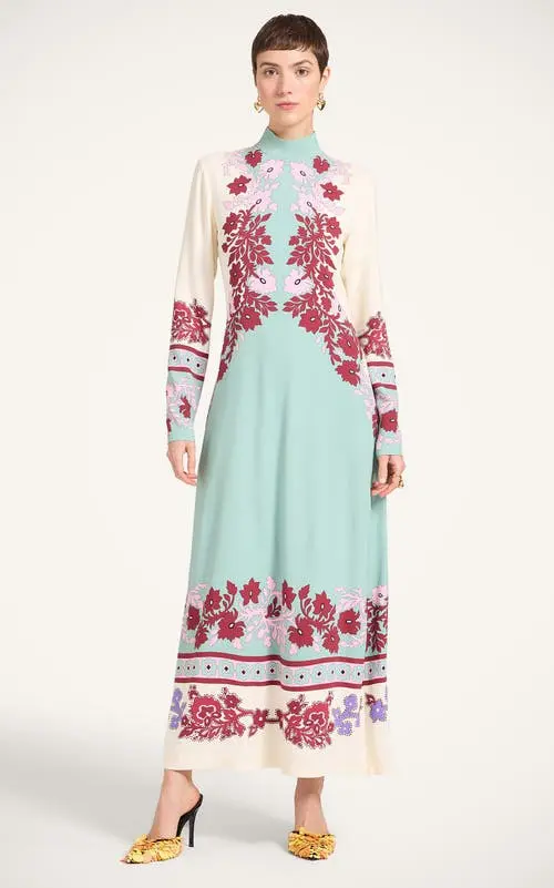 La DoubleJ Halle Maxi Dress - Regalia Placée Menta