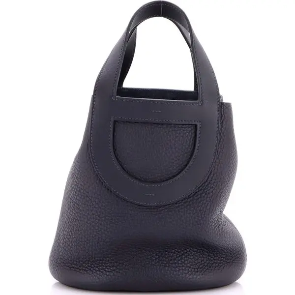 Hermès In-the-loop Bag Clemence With Swift 18 - Black