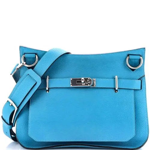 Hermès Jypsiere Bag Clemence 31 - Blue