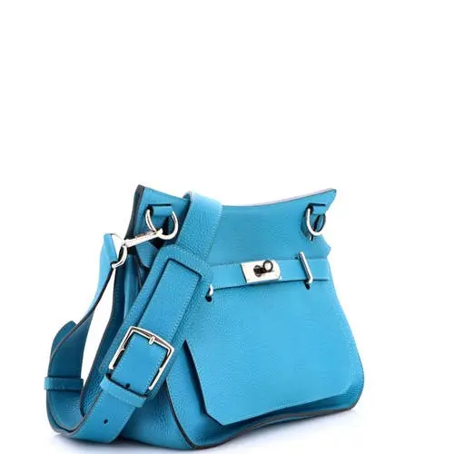 Hermès Jypsiere Bag Clemence 31 - Blue