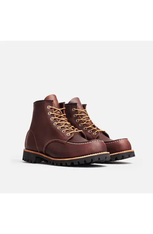 Red Wing Roughneck Leather Boots - Briar Oil Slick