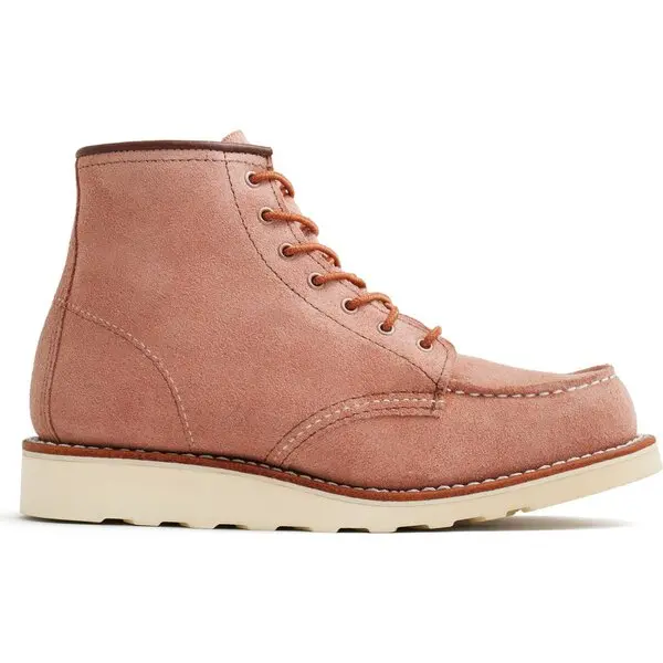 Red Wing Classic Moc Roughout Leather Boots