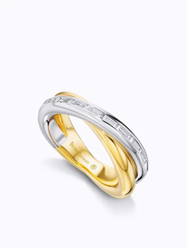 BRIONY RAYMOND Entwine Diamond Ring - 18 Karat Yellow Gold