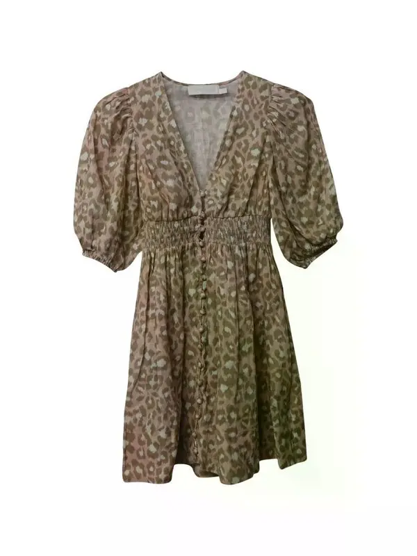 Zimmermann Animal-print Mini Dress
