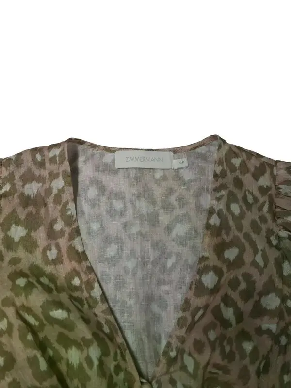 Zimmermann Animal-print Mini Dress