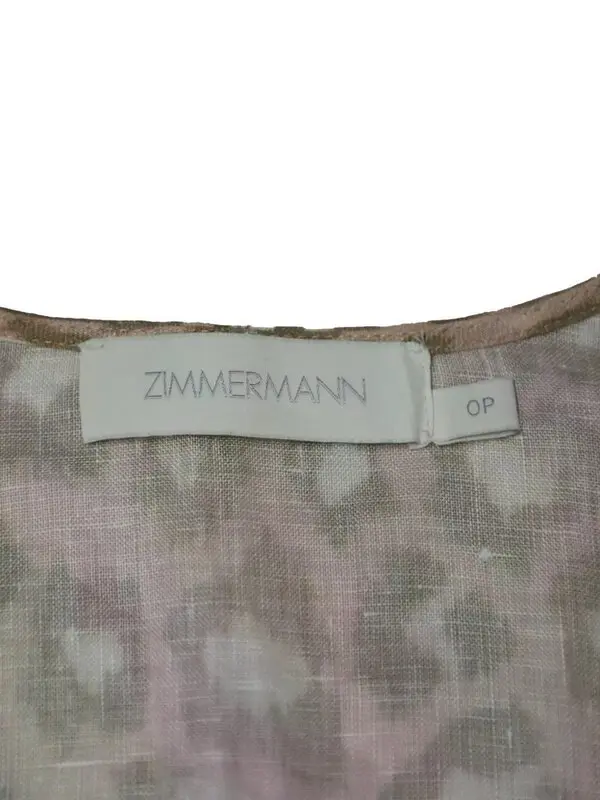 Zimmermann Animal-print Mini Dress