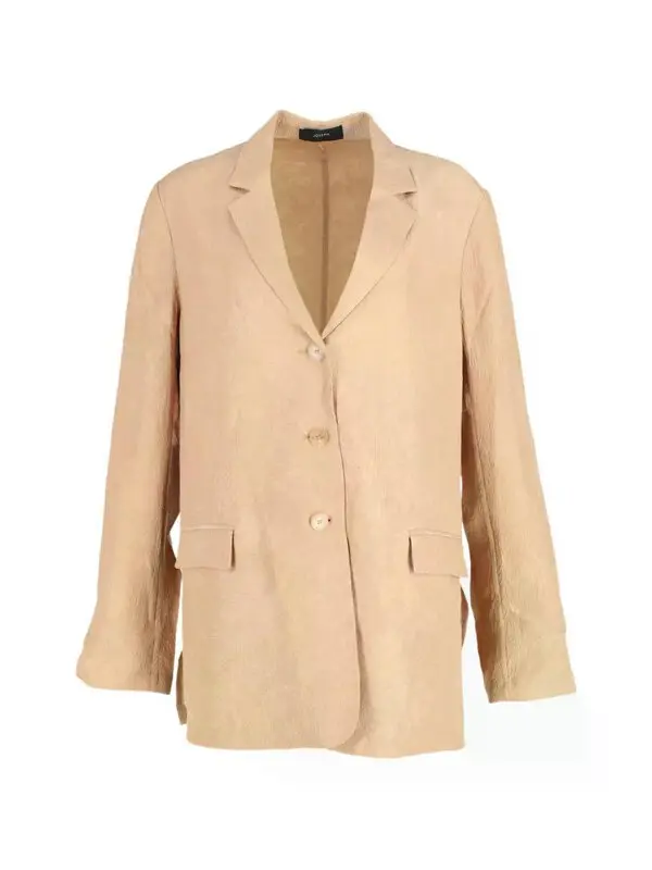 JOSEPH Jace Crinkled Single-breasted Blazer