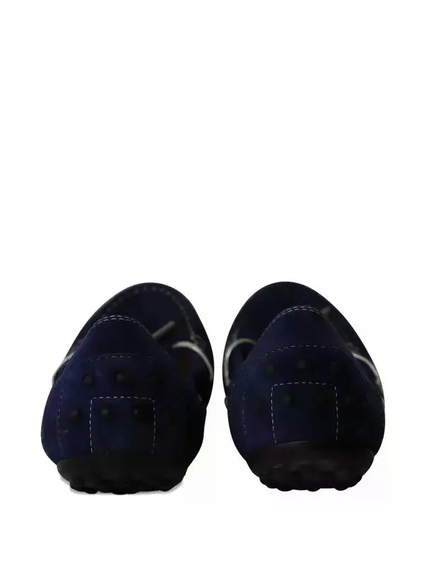 TOD'S Scrunch Bow Ballerinas - Blue