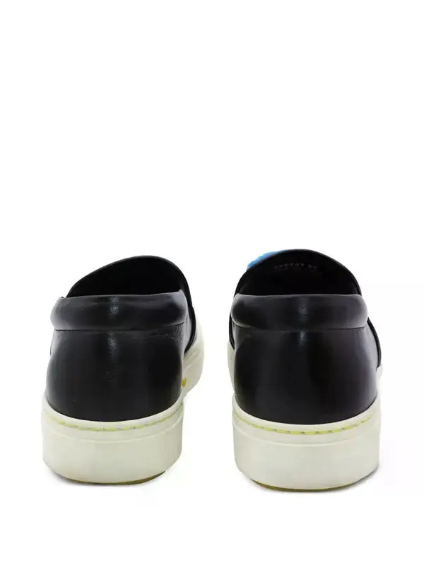 Fendi Leather Slip-on Sneakers