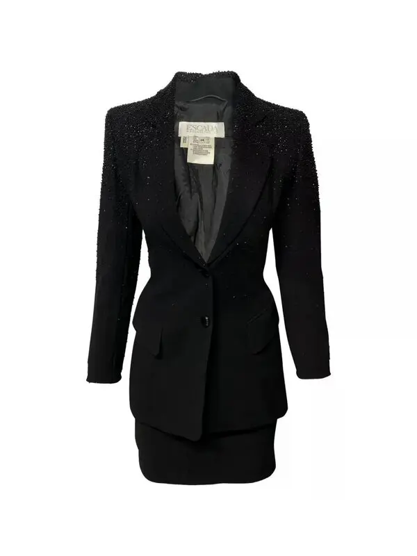 Escada Single-breasted Blazer And Skirt Set