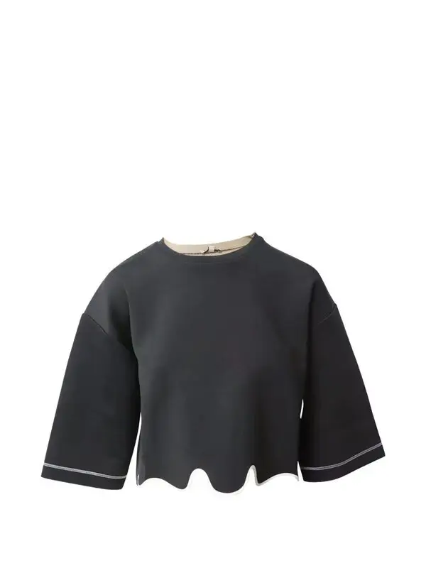 Kenzo Wide-sleeved Cropped Top