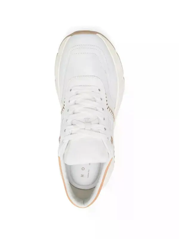 Hogan Lace-up Leather Sneakers