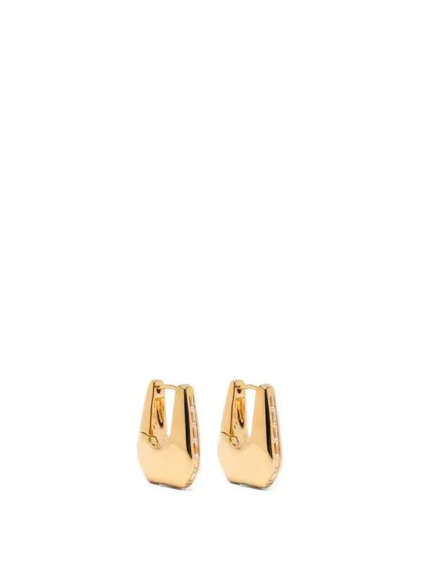 MISSOMA Small Lucy Williams Arco Pavé Hoop Earrings - Gold
