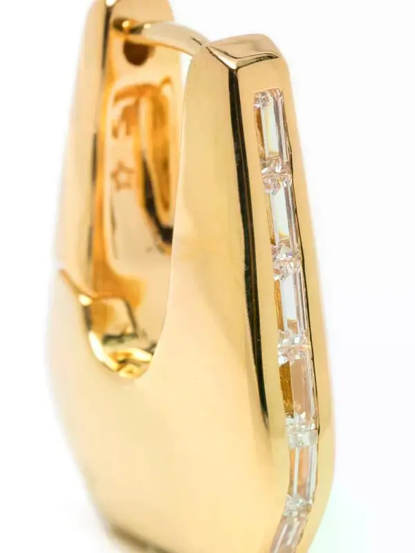MISSOMA Small Lucy Williams Arco Pavé Hoop Earrings