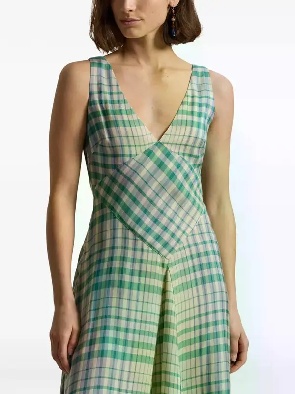 ralph lauren green plaid dress Ralph Lauren Christmas Bow Dress- Green