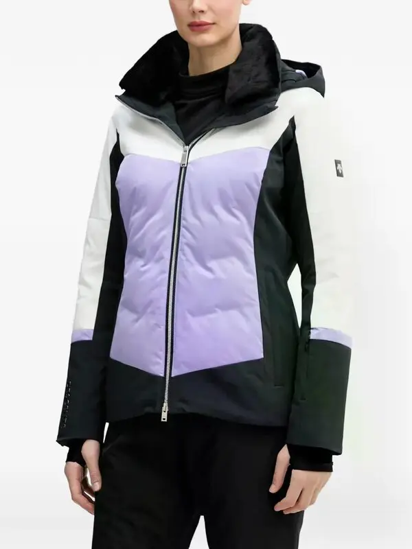 DESCENTE Colour-block Hooded Ski Jacket