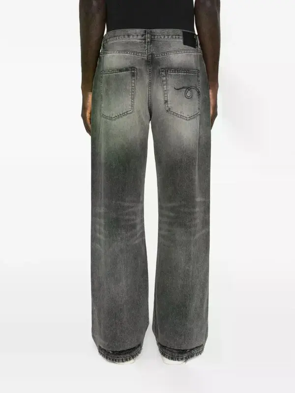 R13 Frayed Five-pocket Jeans