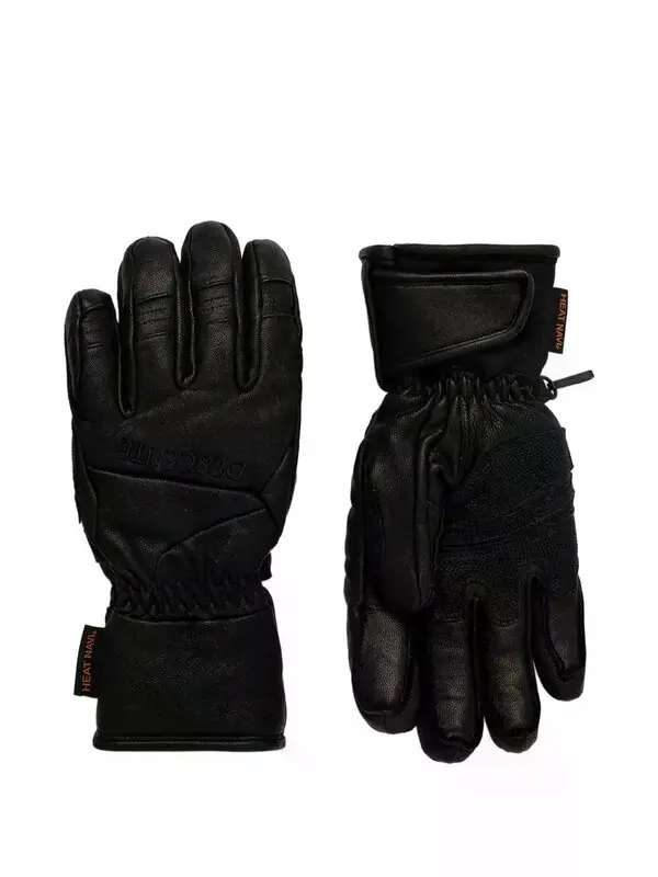 DESCENTE Embossed Ski Gloves - Black