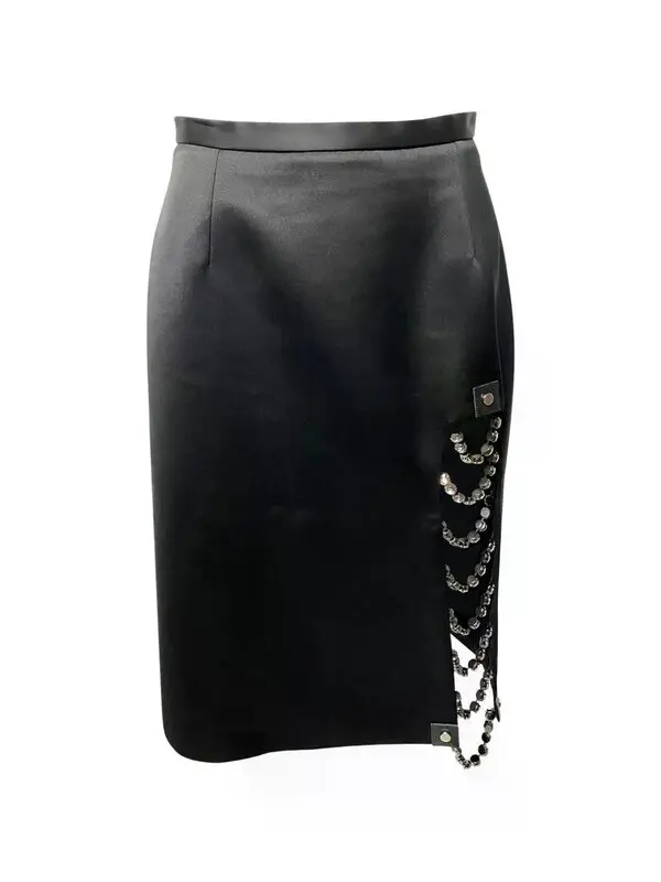 CHRISTOPHER KANE Cutout Crystal Embellished Skirt