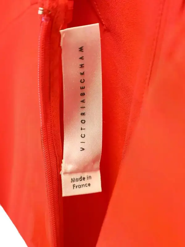 Victoria Beckham Asymmetric Open-back Midi Dress