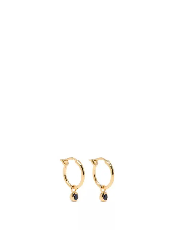 MISSOMA Tennis Charm Hoop Earrings - Gold