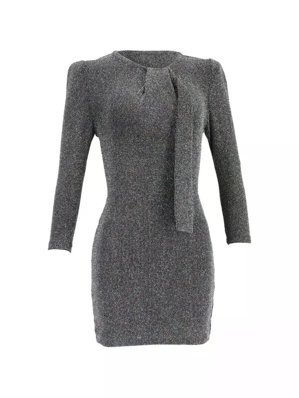 IRO PARIS Tie-neck Long-sleeve Mini Dress