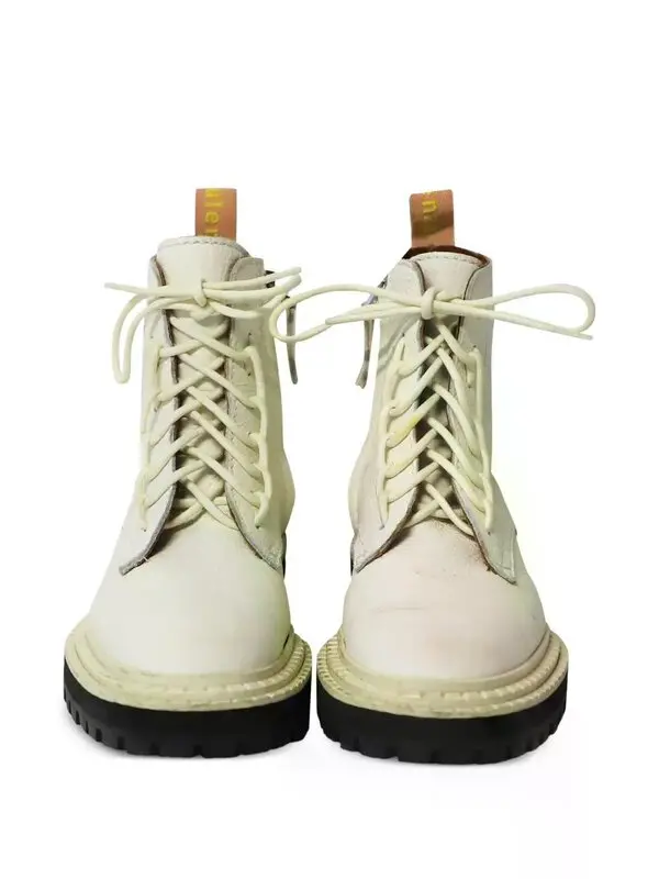 Proenza Schouler Lug-sole Lace-up Boots