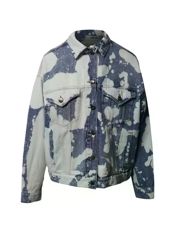 FRAME Button-fastening Graphic Jacket