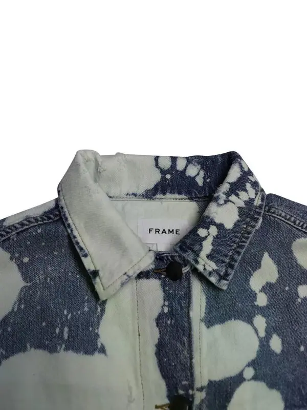 FRAME Button-fastening Graphic Jacket