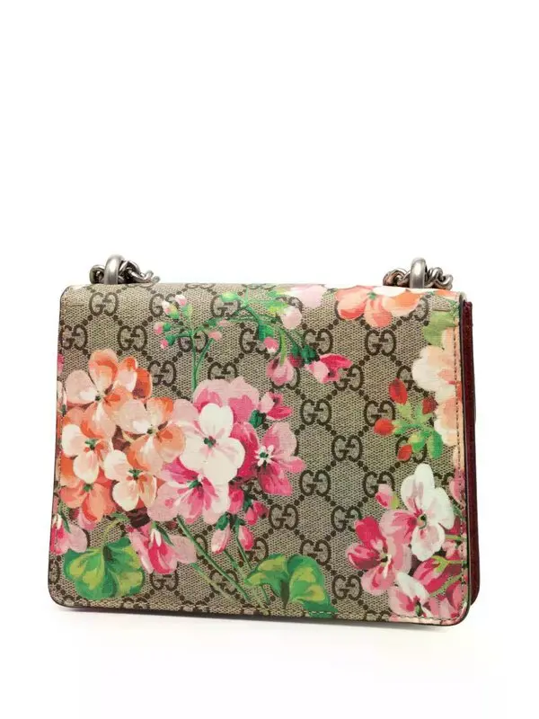 Gucci Small Gg Supreme Blooms Dionysus Crossbody Bag - Brown