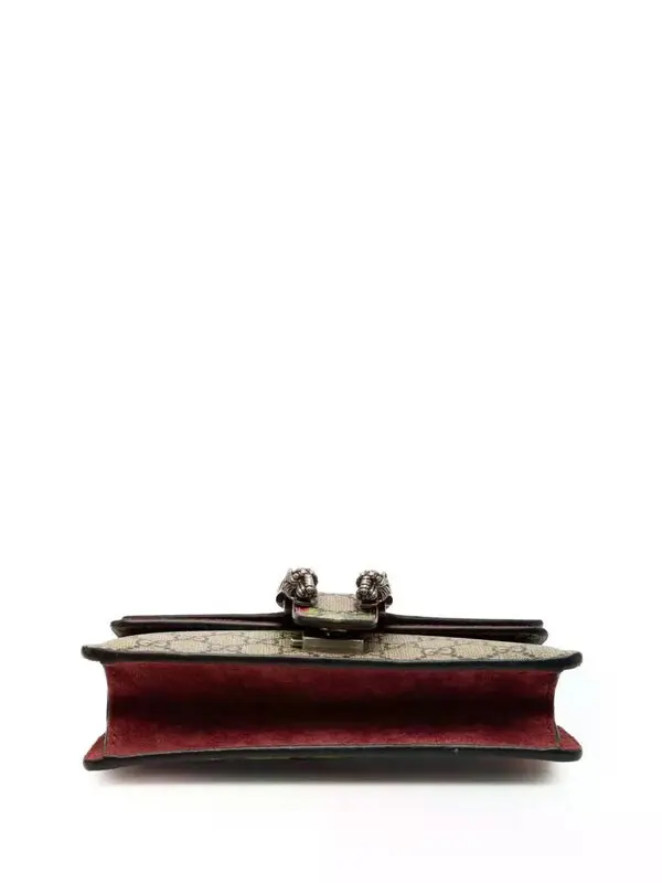 Gucci Small Gg Supreme Blooms Dionysus Crossbody Bag - Brown