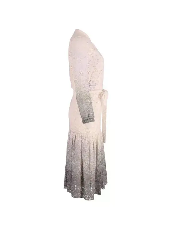 Burberry Lace Long Sleeve Dress