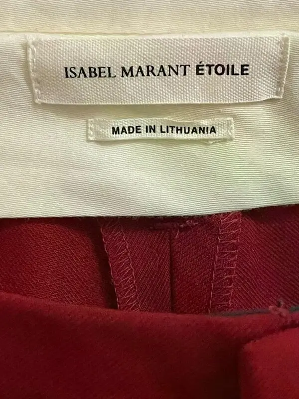 ISABEL MARANT VINTAGE Cotton Trousers