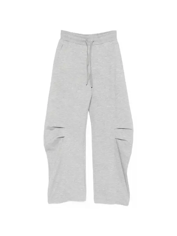 Patrizia Pepe Oversized Fleece Track Pants - Grey