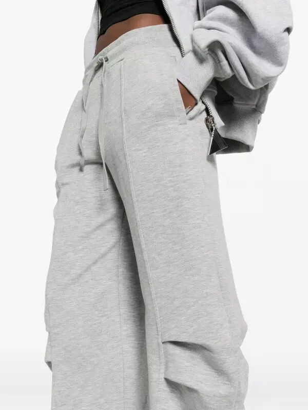 Patrizia Pepe Oversized Fleece Track Pants - Grey