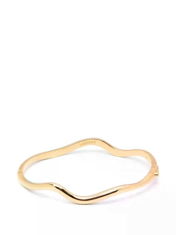 MISSOMA Molten Classic Hinged Bangle - Gold