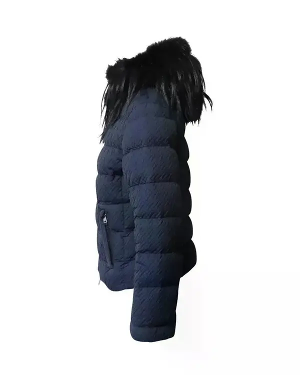 Prada Padded Jacket With Textured Collar