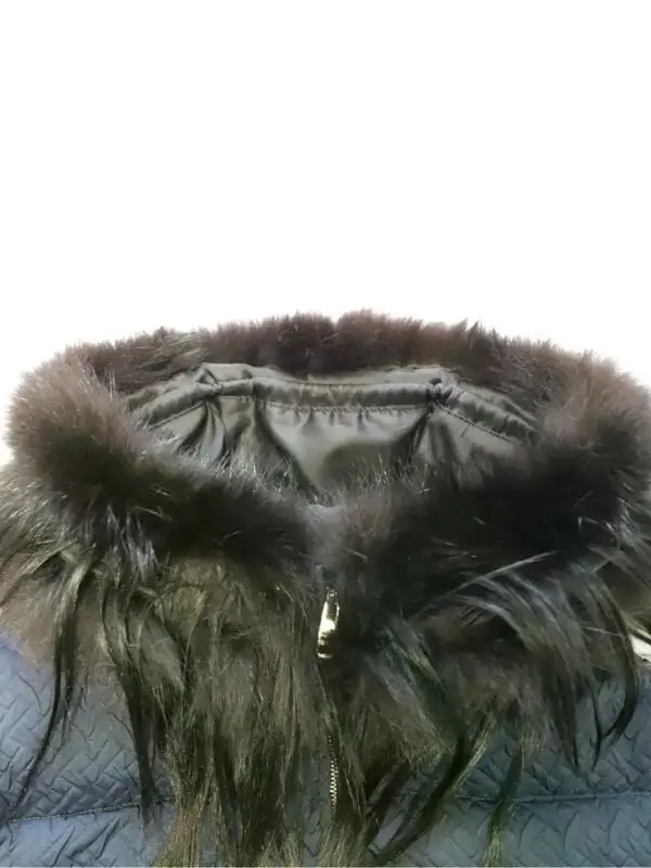Prada Padded Jacket With Textured Collar