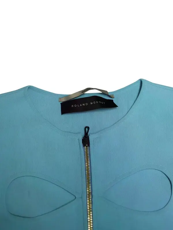 Roland Mouret Cutout Longsleeve Top