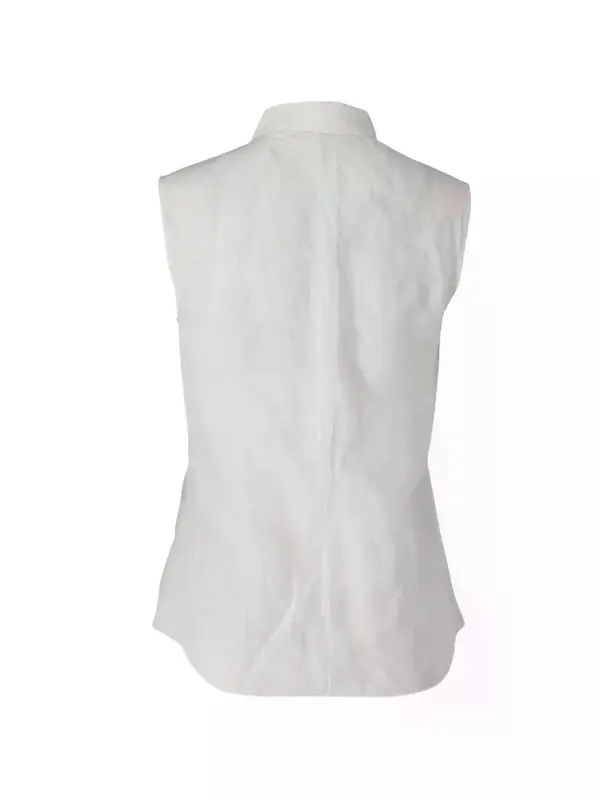 Theory Ruffled Sleeveless Blouse